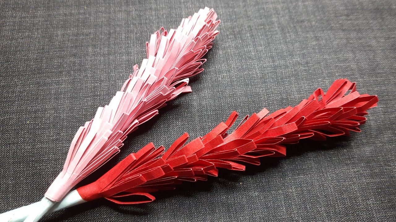 Beautiful Paper Flower Making | How To Make Paper Flower | Paper Craft ...