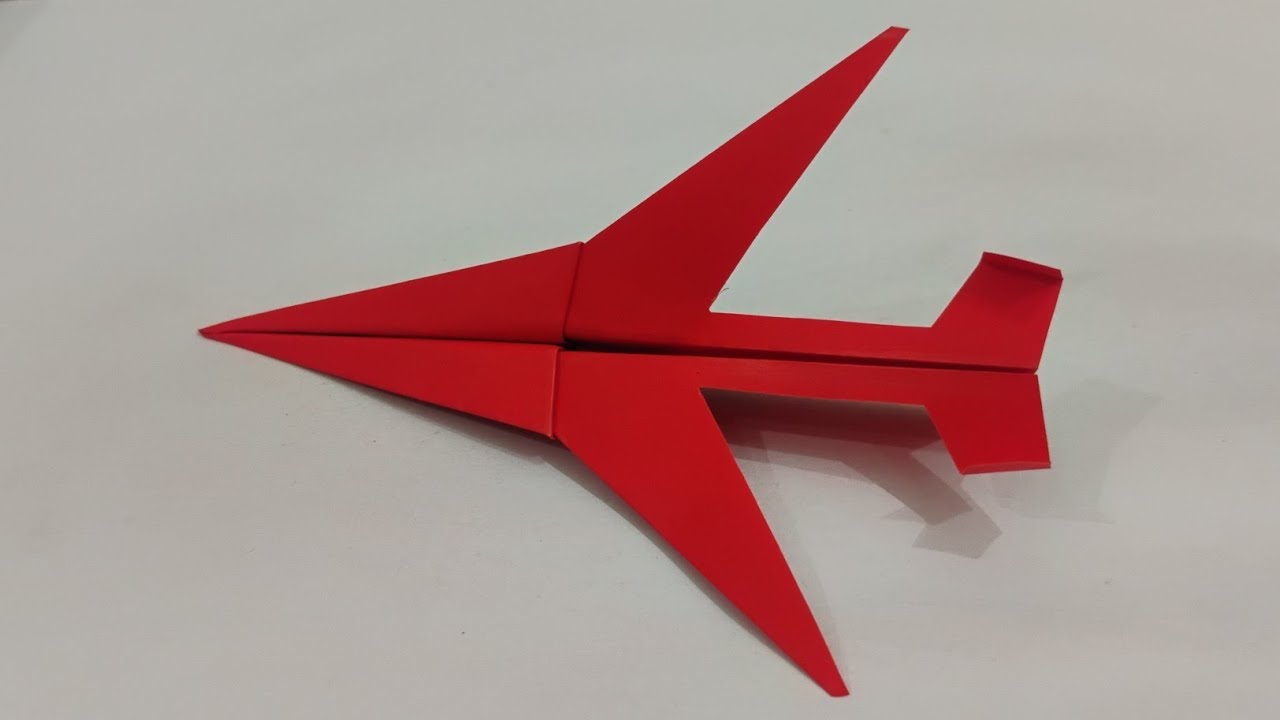Easy Paper Plane That Flies Really Far | How To Fold an Easy Paper ...