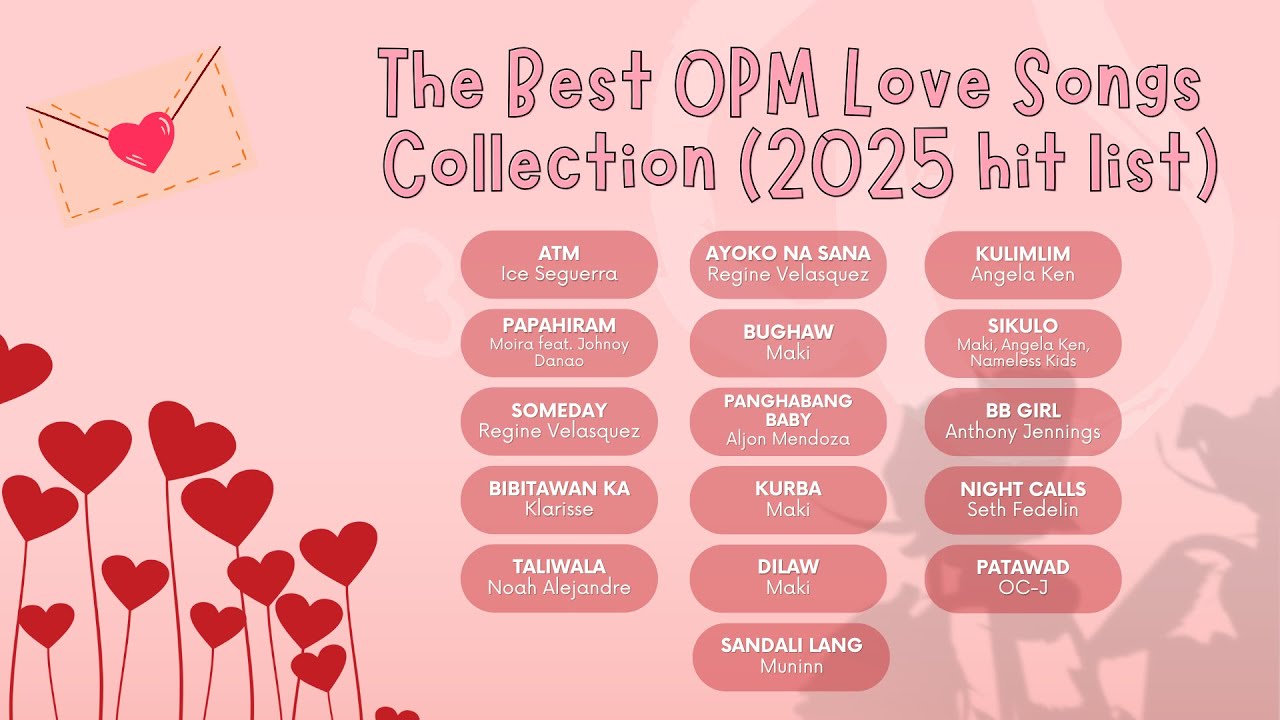 The Best OPM Love Songs Collection | 2025 hit list - YouTube