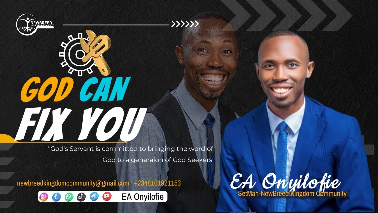 God can fix You, Let Him do it ||CHARIS TIME WITH EA ONYILOFIE ||18 ...