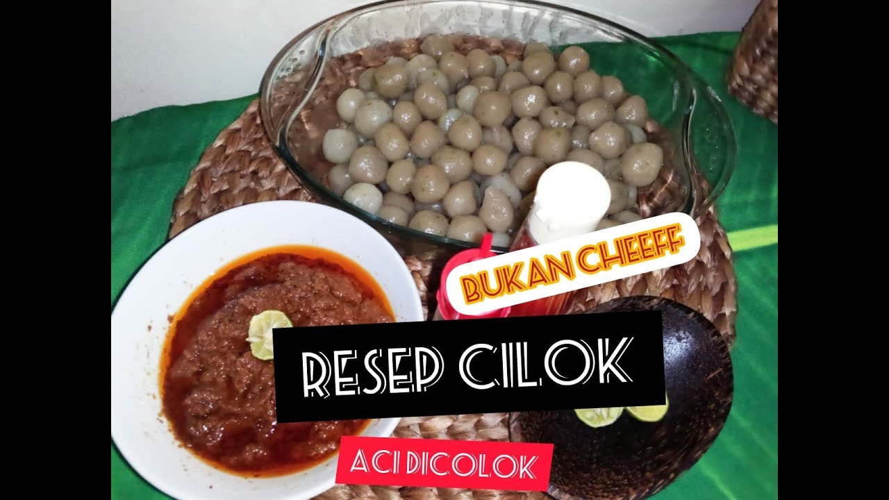 #resepcilok#cilok#muktibibtang RESEP CILOK BUKAN CHEEFF - YouTube