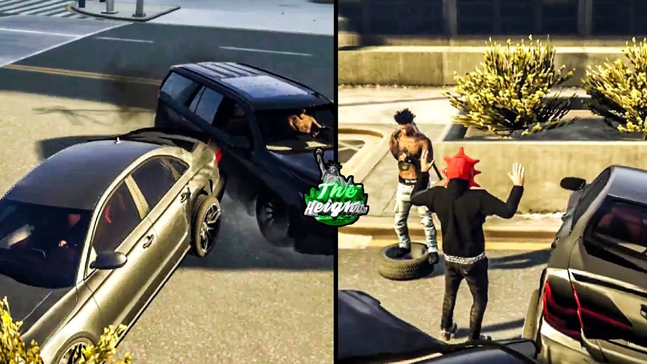 HIGH SPEED CHASE Around the City | The Heights RP - YouTube