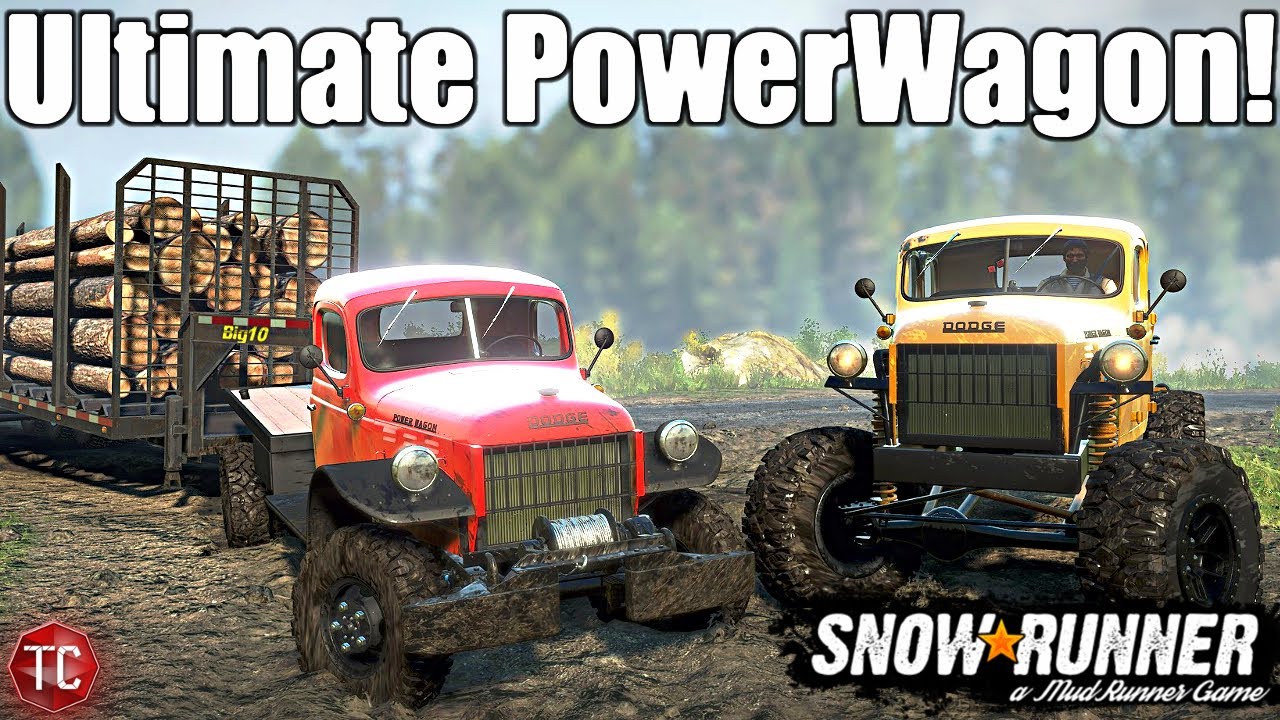 SnowRunner: The ULTIMATE Dodge Powerwagon! Swivel Chassis, Quad Cab ...