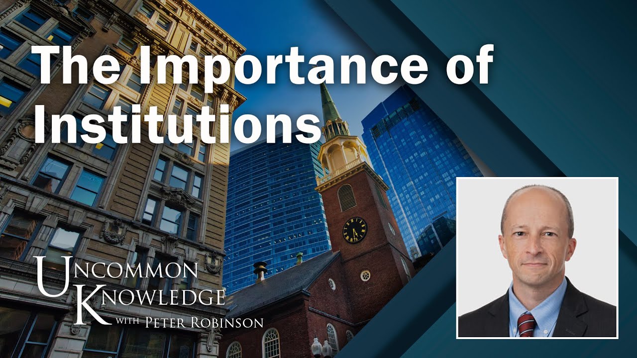 The Importance of Institutions, with Yuval Levin - YouTube
