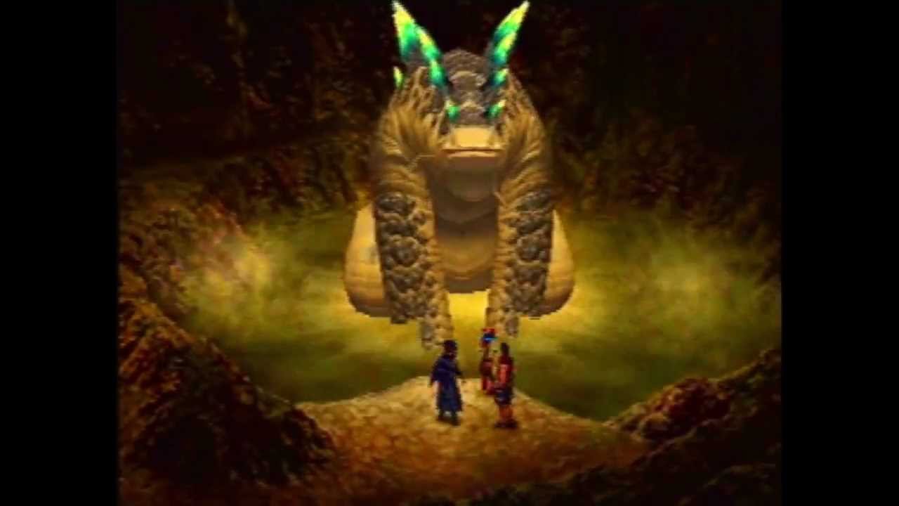 Chrono Cross - 134 - Home Earth Dragon Isle - Boss: Earth Dragon - YouTube