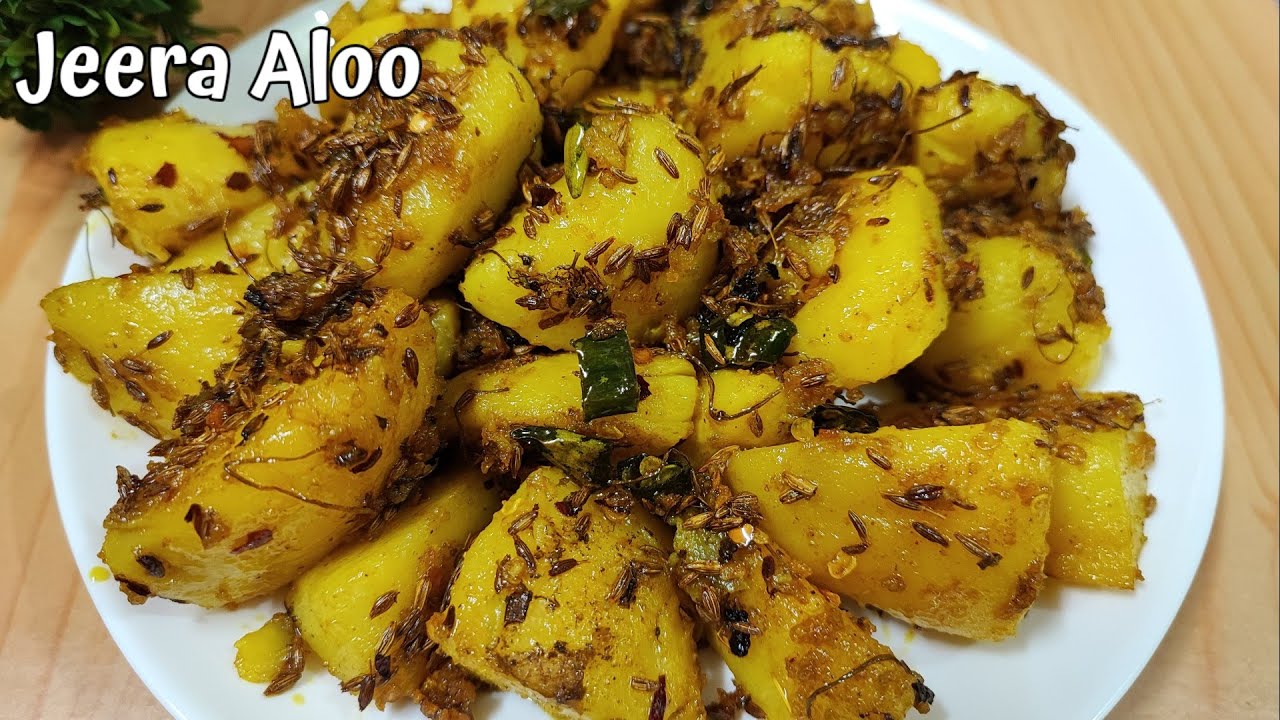 Aloo Jeera | Jeera Wale Aloo | Spicy Dry Aloo Sabji | Potatoes With ...