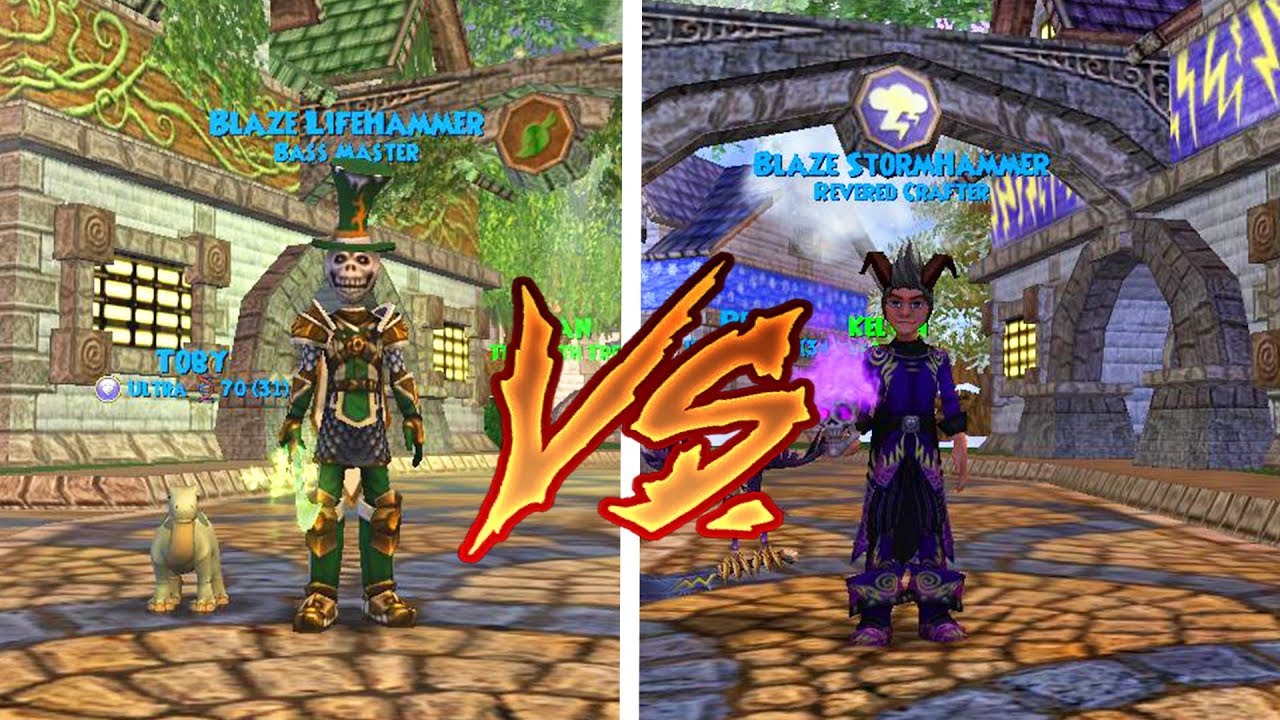 Wizard101: Jade vs Hitting Deck Setup - YouTube