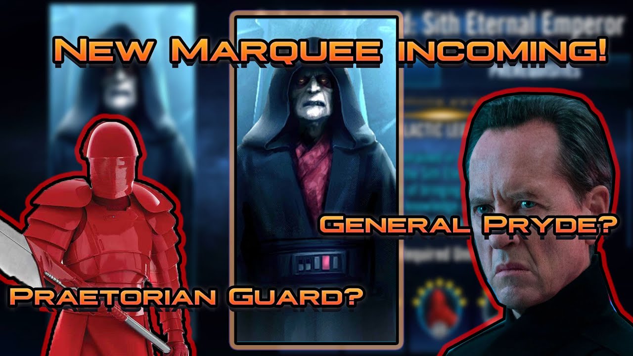 SWGOH - New Marquee character IMMINENT! More GL Palp requirements ...