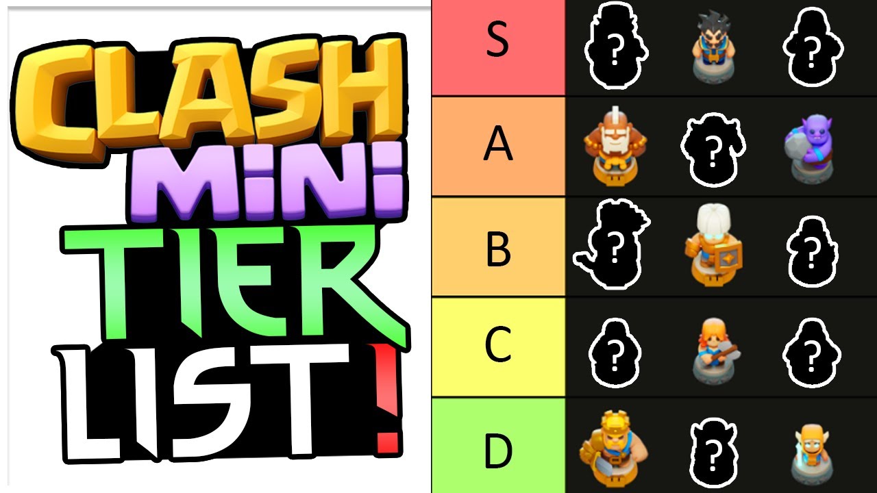 ⚠️BEST and WORST in CLASH MINI TIER LIST V1!⚠️ - YouTube