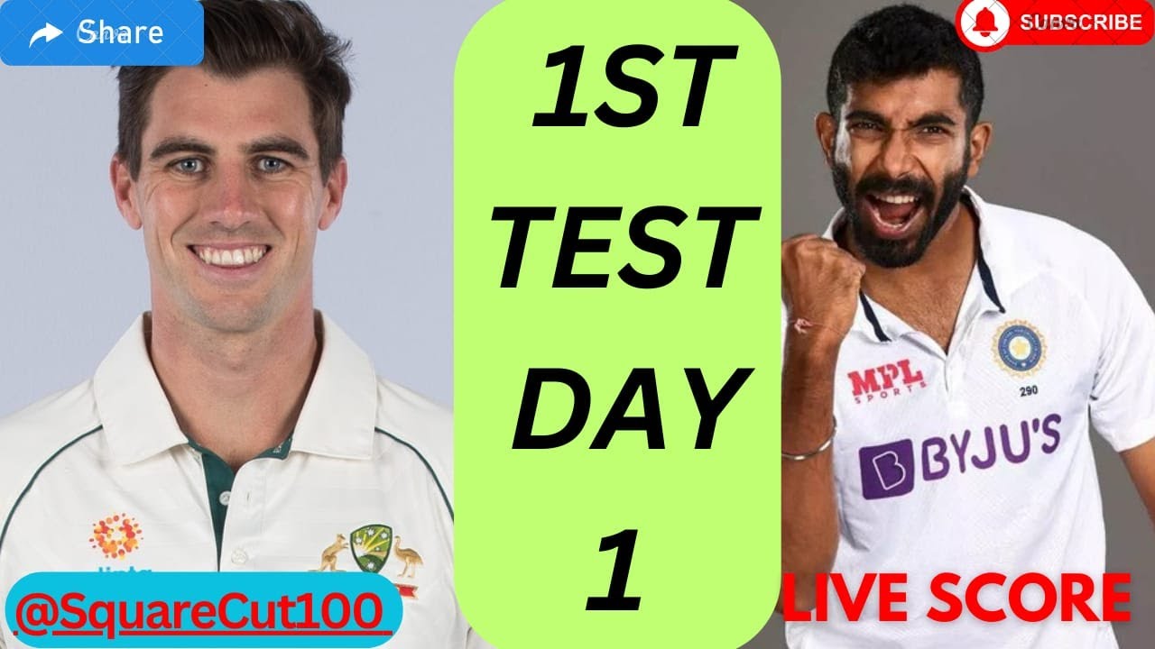 Australia vs India, 1st Test - Live Cricket Score |Live Match Today ...