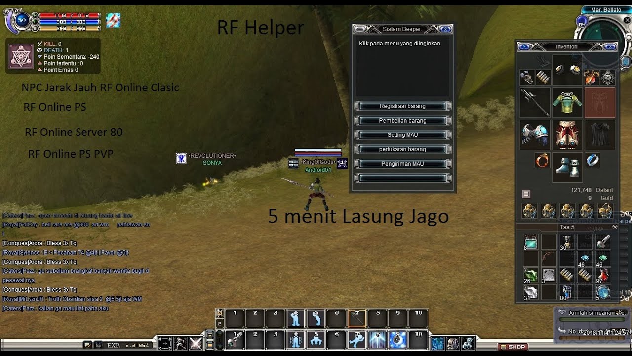 NPC Jarak Jauh RF online Clasic - YouTube