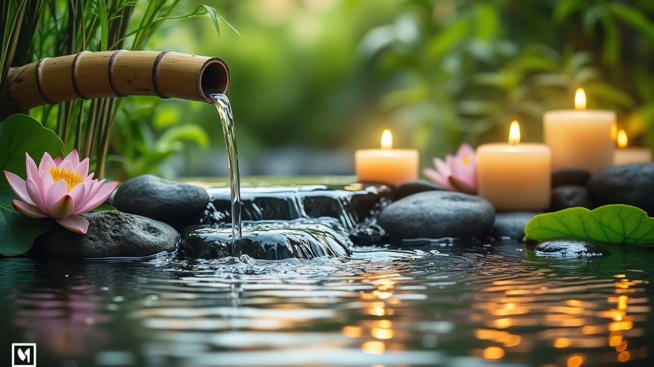 Calming Sleep Music - Piano & Water Sounds for Deep Relaxation and Rest