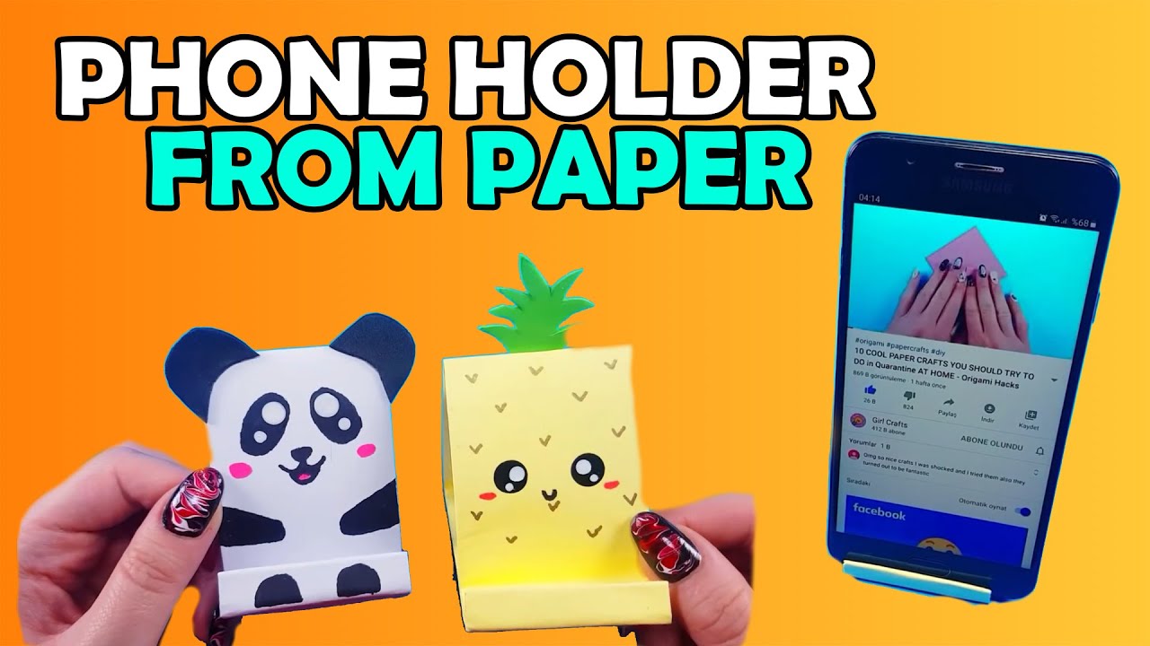HOW TO MAKE PHONE HOLDER FROM PAPER EASY PAPER CRAFT IDEA YouTube how-to-make-phone-holder-from-paper-easy-paper-craft-idea-youtube