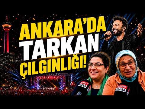 Ankara'da Tarkan çılgınlığı! Başkentliler Millet Bahçesi’ne Akın Etti