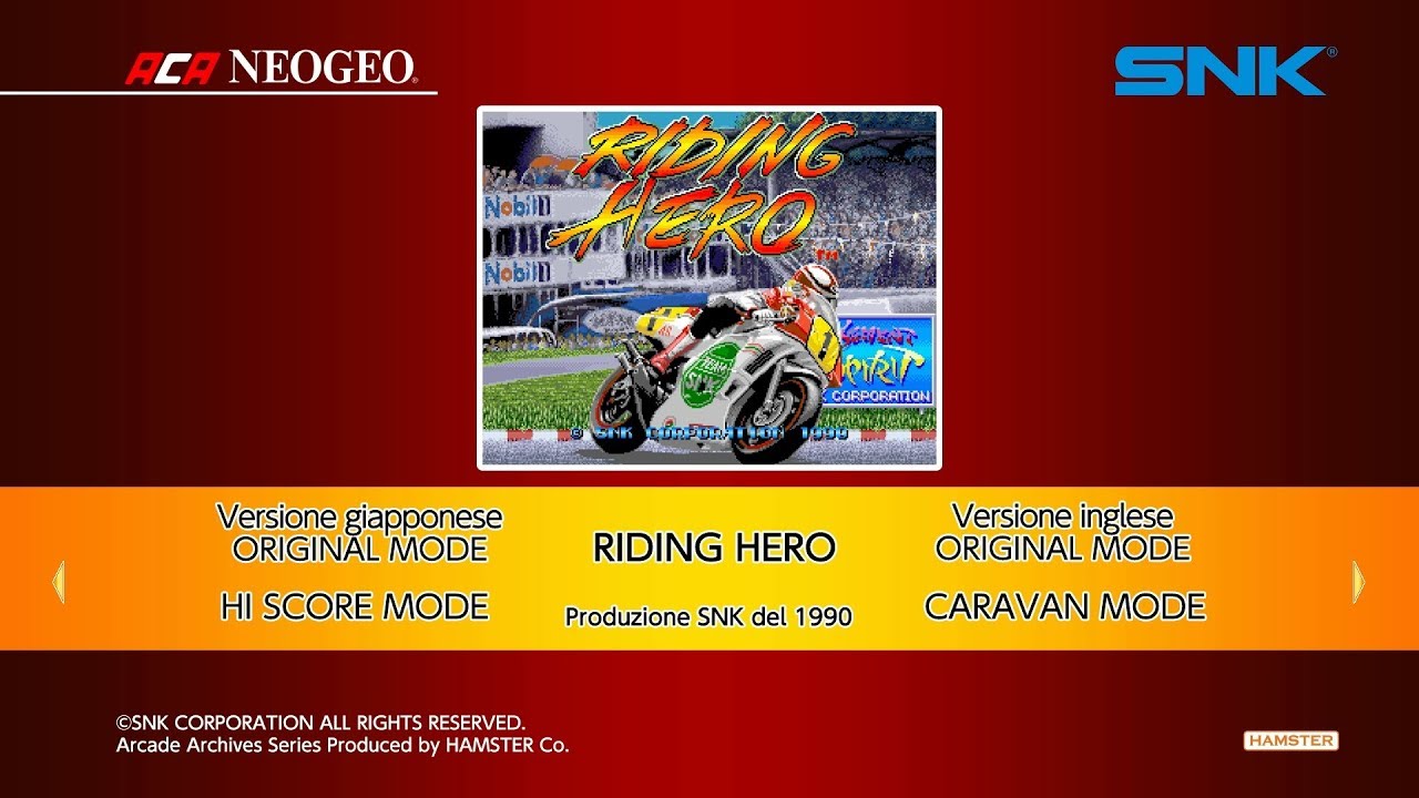 ACA NEOGEO Riding Hero (Switch) First Look on Nintendo Switch ...
