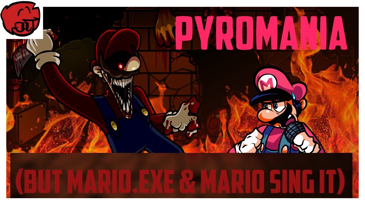 FNF Mario's Madness Covers 2 || Flaming Plumber (Pyromania Cover ...