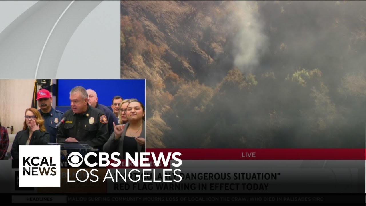 Los Angeles officials give an update on the Southern California ...