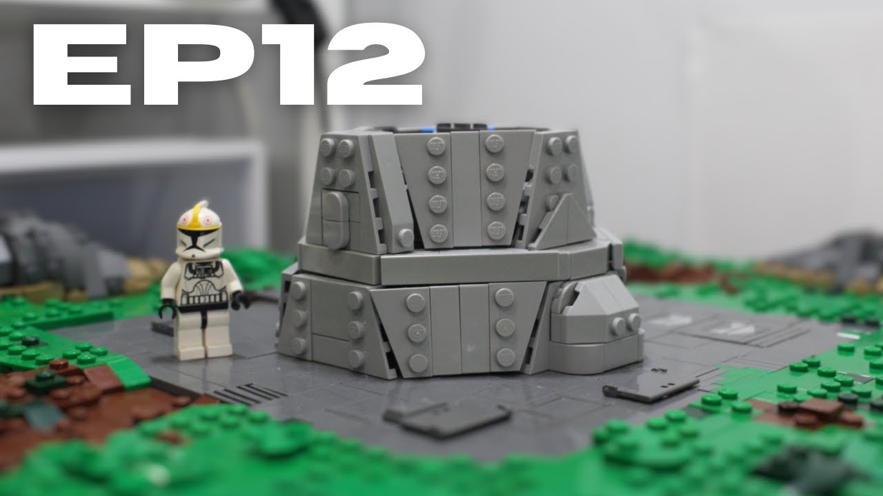 Building a LEGO Clone Trooper Artillery base - Episode 12: Continuing ...
