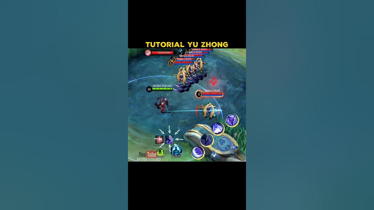 Yu zhong tutorial skills combo 😱 - YouTube