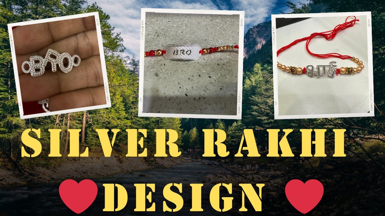 Silver Rakhi Design / chandi Rakhi design / cnc silver Rakhi design ...