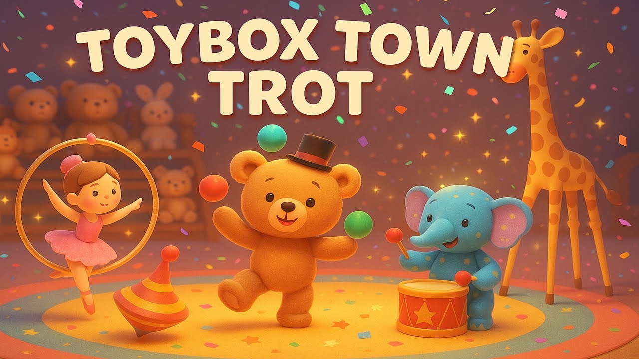 Toybox Town Trot 🧸🎠 | Magical 3D Animated Toy Circus for Kids - YouTube