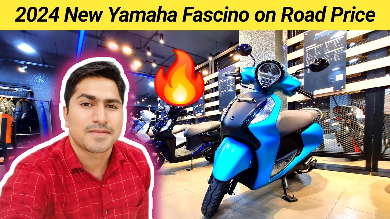 2024 New Yamaha Fascino 125cc E20 Review | New Fascino top model Review ...