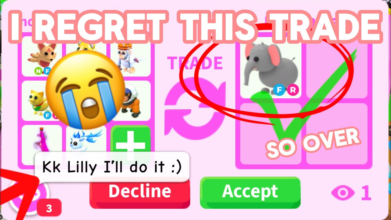 😭I REGET GETTING MY DREAM PET!😭Growing My Inventory! Adopt me Trading ...