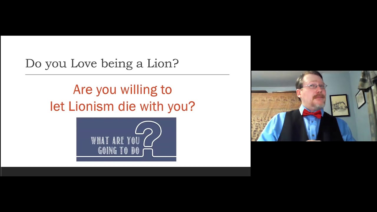 Next Lion Up - Lion Daniel Marney Elkins - YouTube