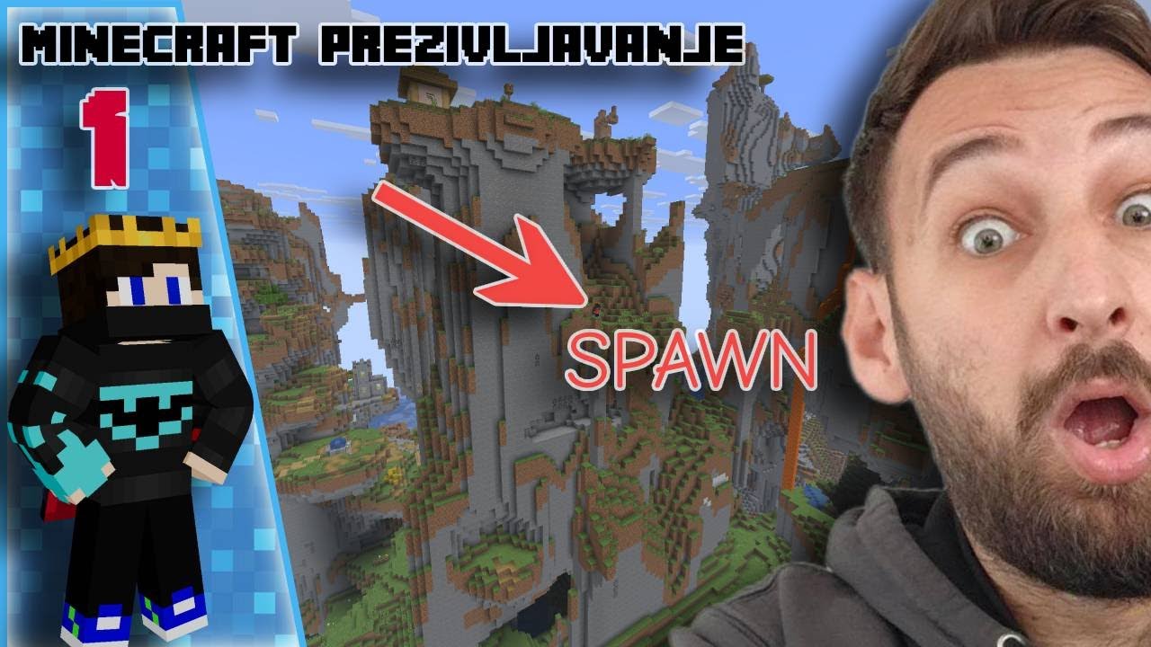 Minecraft PREŽIVLJAVANJE #1 – Čudan početak... nisam očekivao OVO 😳 ...