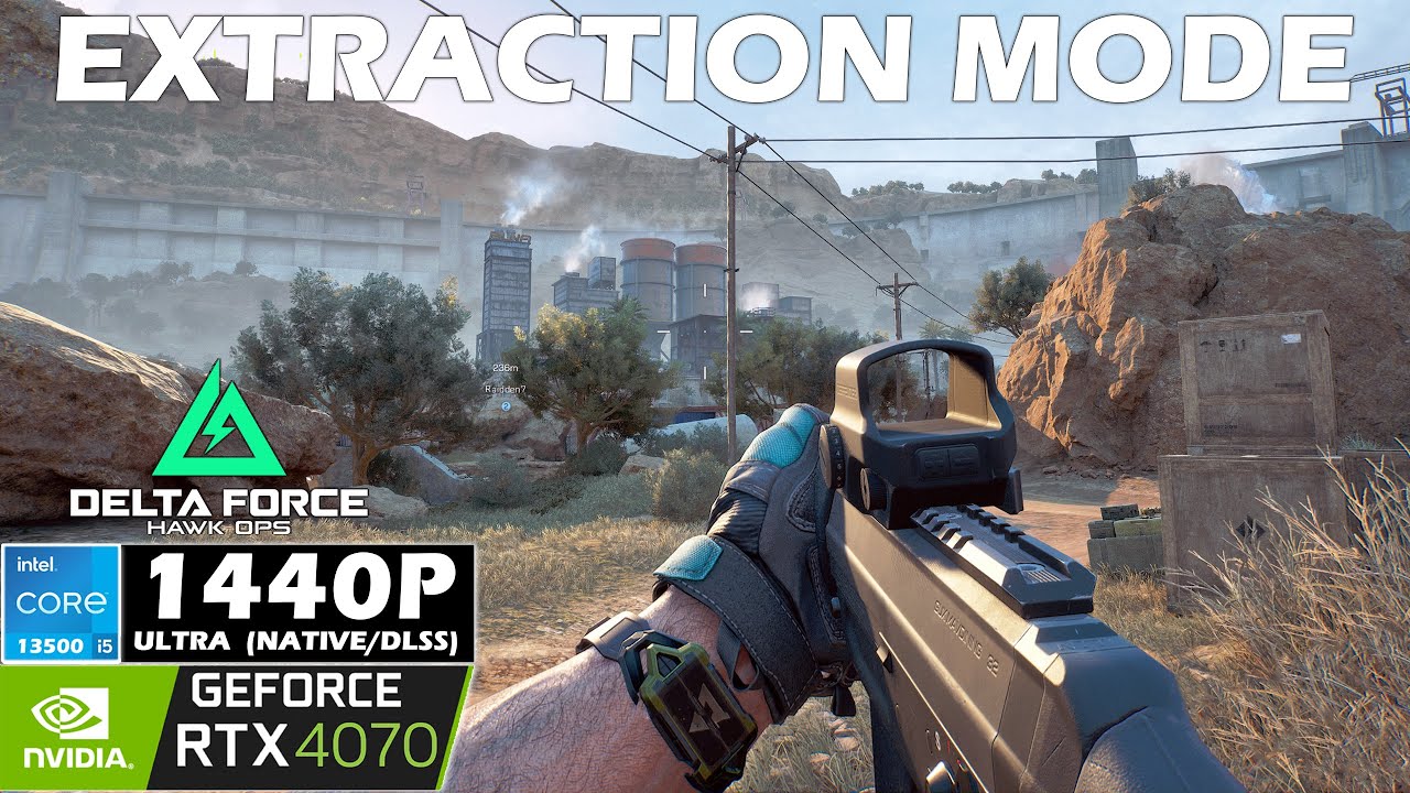 Delta Force Hawk Ops Extraction Mode I RTX 4070 + i5 13500 I 1440p ...