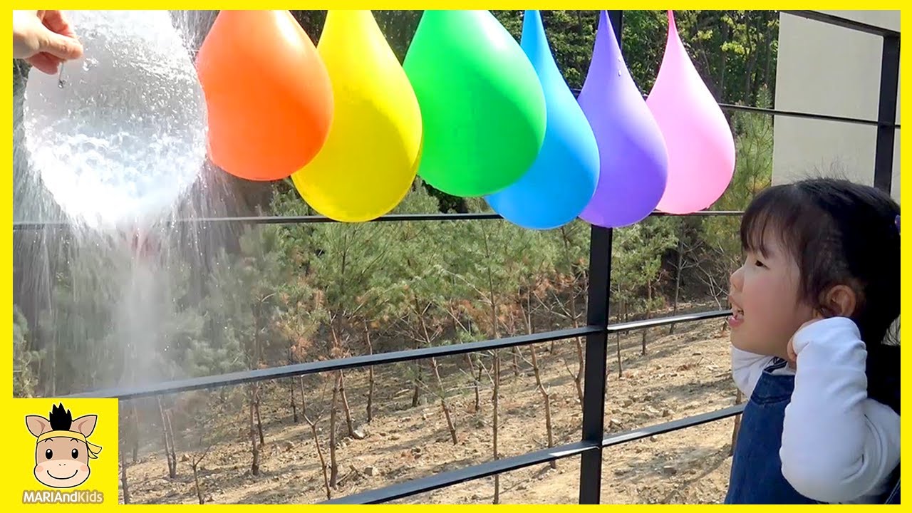 Learn Colors with Balloons Baby Nursery Rhymes Song play Learn colors ...