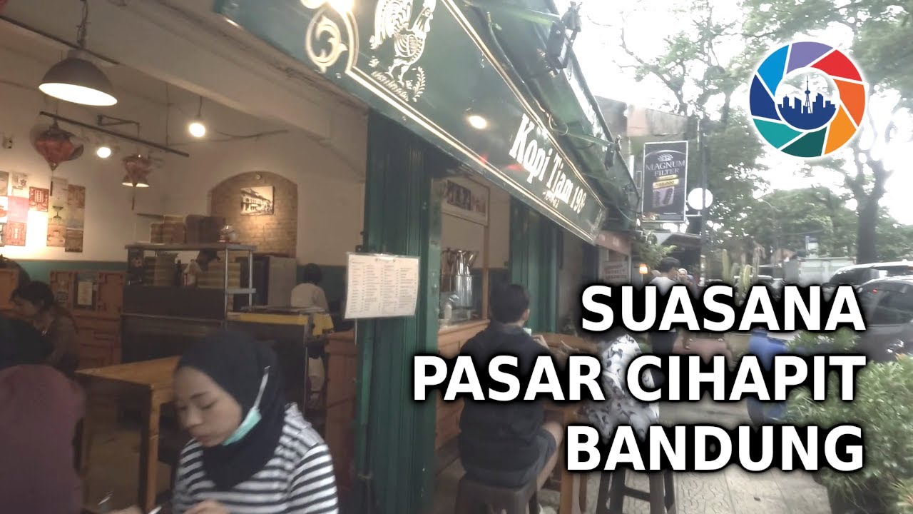 Suasana Pasar Cihapit, Bandung Hari Senin Siang - YouTube
