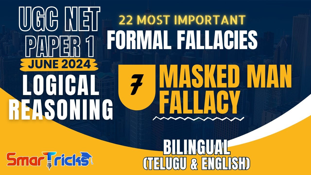 MASKED MAN FALLACY | For JUNE 2024 | Bilingual (Telugu & English) | UGC ...