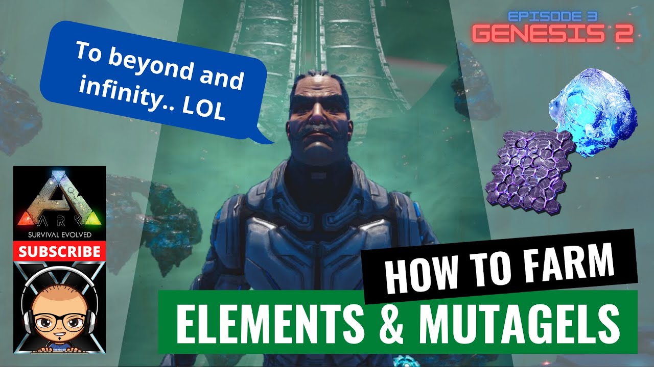 Ark: Genesis 2 | Ep.3 How to Farm Mutagels and Elements in Genesis 2 ...