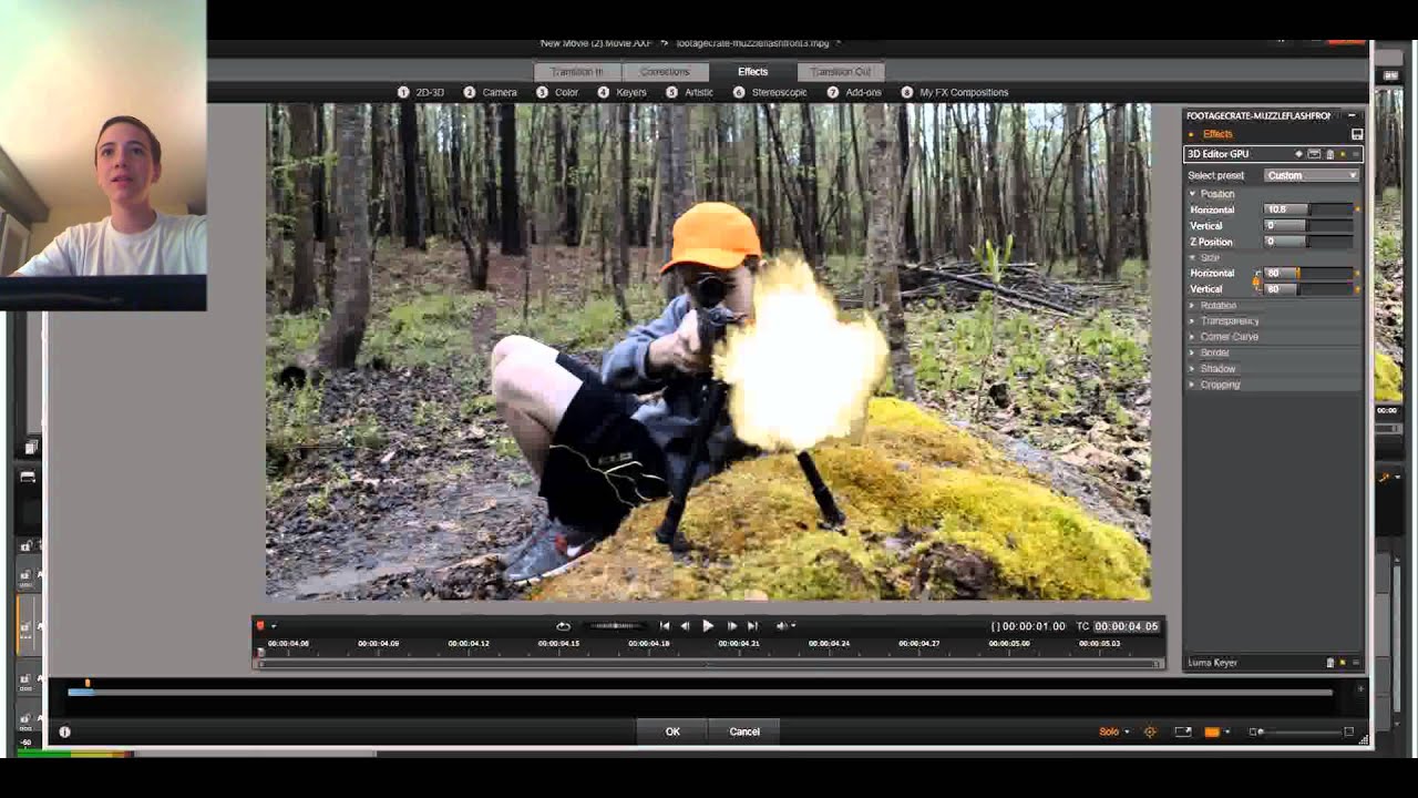 How to Make a Muzzle Flash! (Pinnacle Studio Tutorial) - YouTube