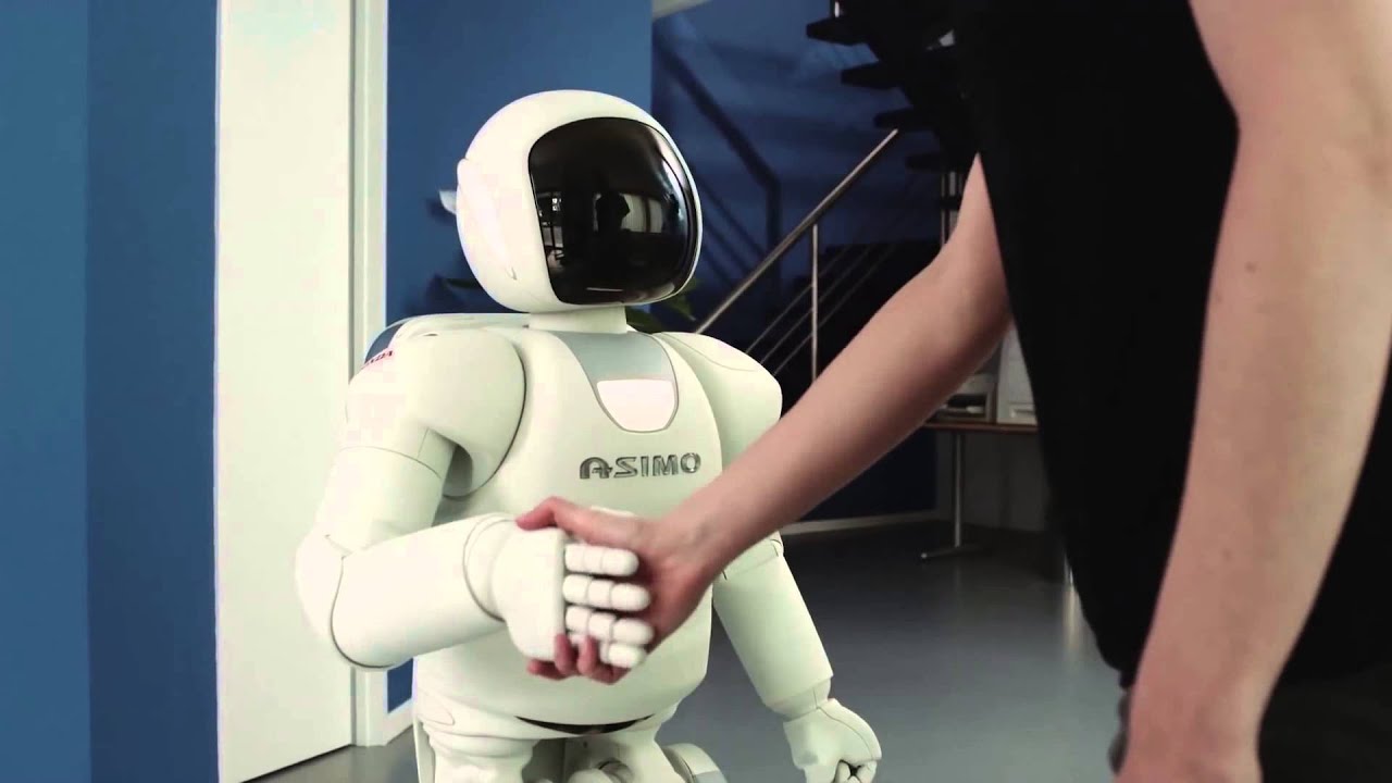 All New ASIMO Hand Shake - YouTube