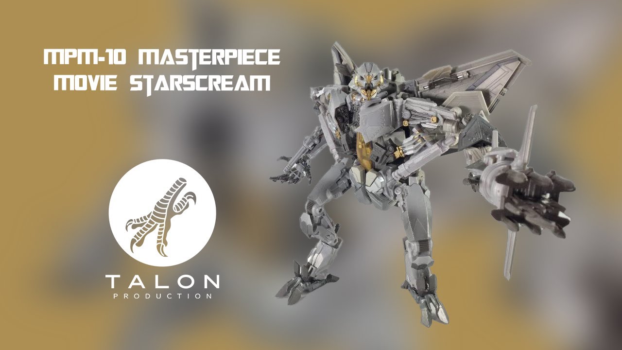 Transformers MPM-10 Masterpiece Movie Starscream Review - YouTube