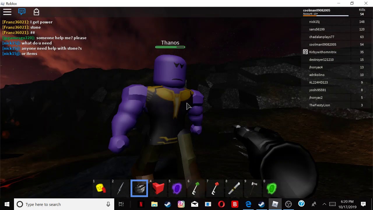 Roblox Soul Stone Simulator Avengers Infinity war - YouTube