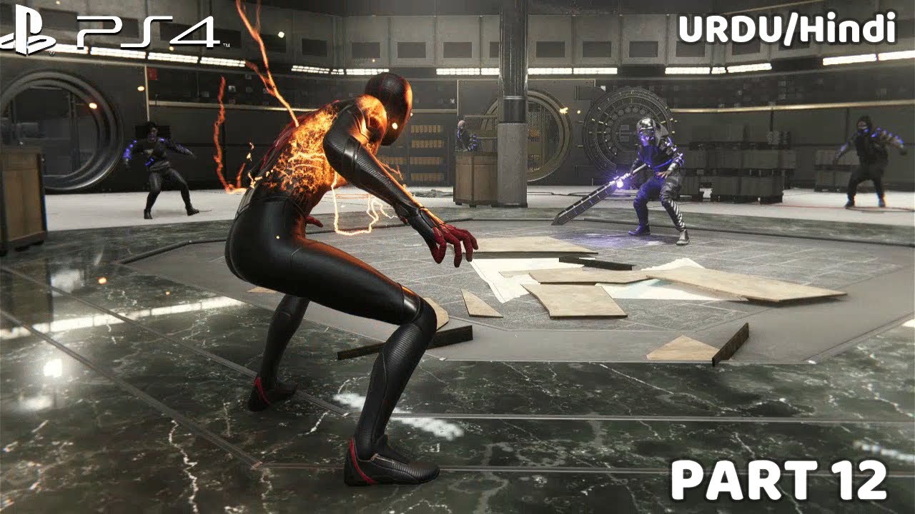 Bank Fight Was Hard Mervel's Spider man Miles Morales On Hardest ...
