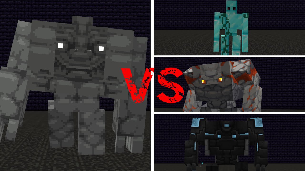 Head Clava vs. Strong Golems | Minecraft Mob Battle 3 - YouTube