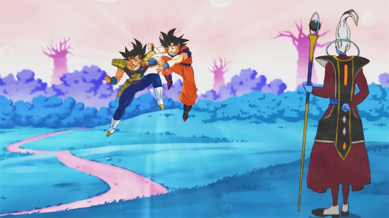 Goku Fights Bardock For The First Time! Dragon Ball Super VE PART 6 ...