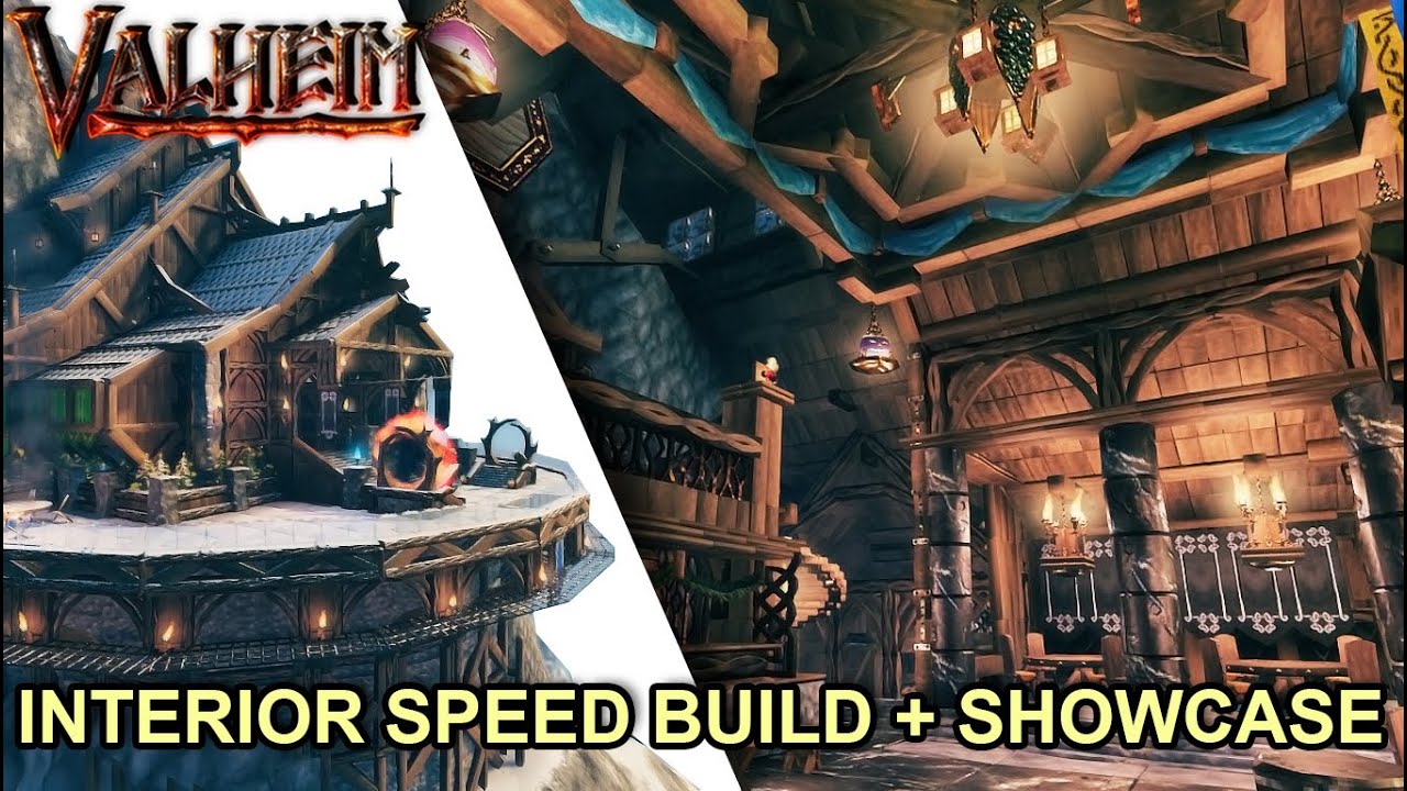 Valheim Interior | Speed Build + Showcase - YouTube