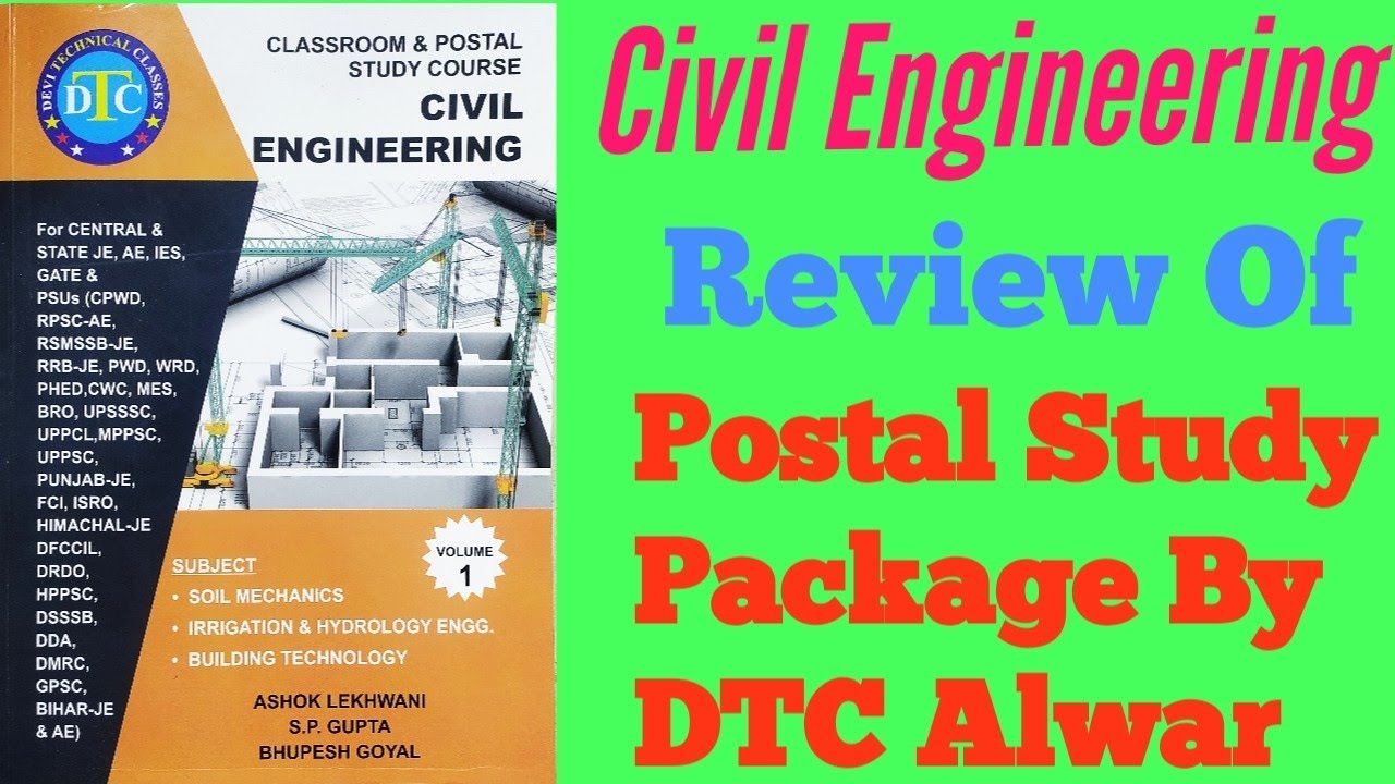 Civil Engineering AE-JE Postal Pakage|| Pakage Review|| Devi Technical Classes, Alwar|| Best ...
