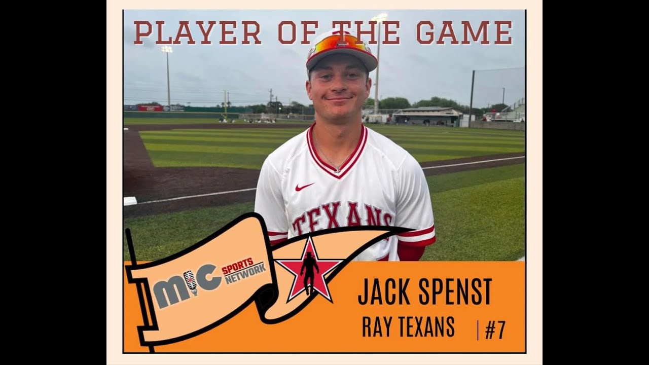 Ray Texan vs Victoria East- Jack Spenst-Player of the Game - YouTube