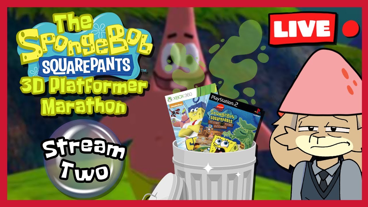 The Spongebob 3D Platformer Marathon - PATRICK THE SKINWALKER (Stream ...