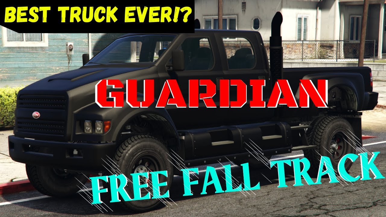 GTA 5 GUARDIAN ON FREE FALL TRACK! - YouTube