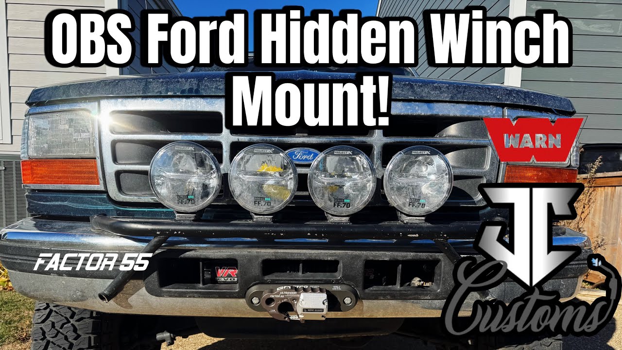 OBS Ford Hidden Winch Mount! IT’S FINALLY HERE - YouTube