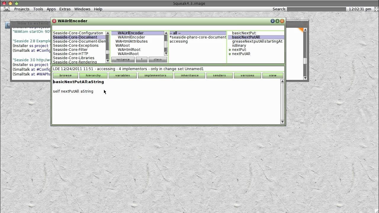 Squeak Smalltalk Tutorials: Squeak 4.3 first look 0 0 0.42 - YouTube