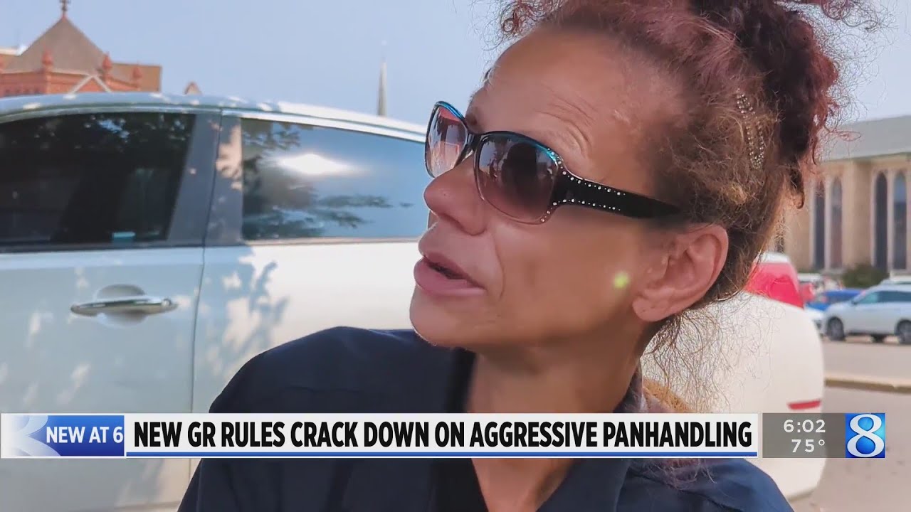 New rules crack down on aggressive panhandling in Grand Rapids - YouTube
