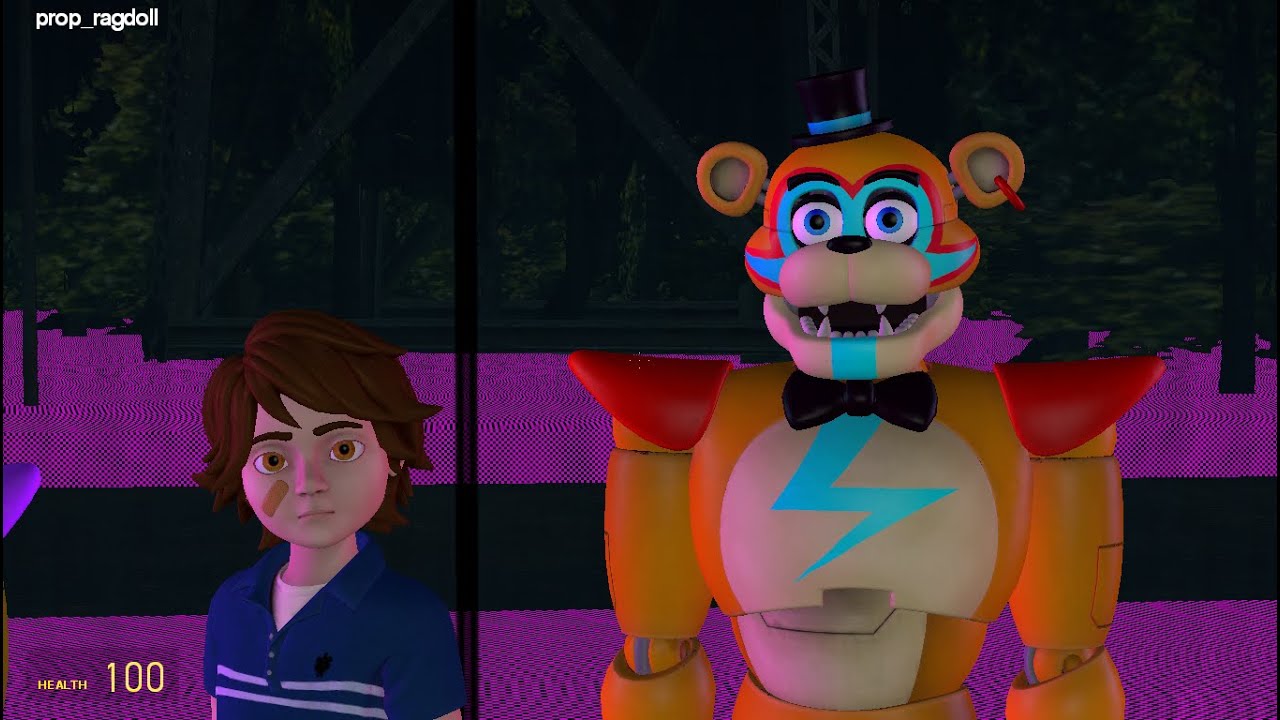 Gmod Fnaf: Gregory! and Glamrock Freddy! Return! with Someone Special ...